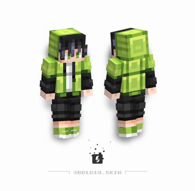 Modern Green Boy(Uptaded 2025) Minecraft Skin