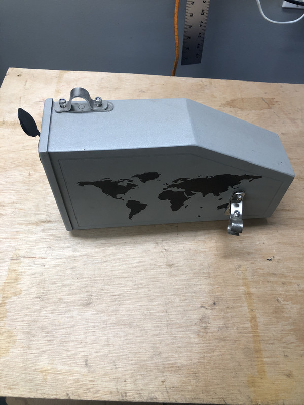 Sold - F800GS lockable tool box - between panniers | Adventure Rider