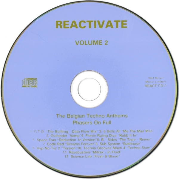02/02/2023 - Reactivate Volume #2 - Phasers On Full (CD, Compilation ...
