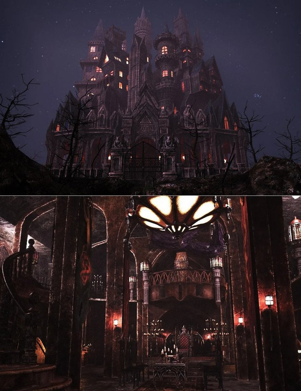 XI Dark Vampire Castle 2025 - Free Daz 3D Models