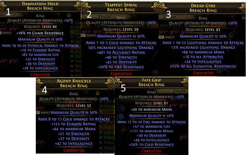 Breach Rings For Sale - Topic - d2jsp