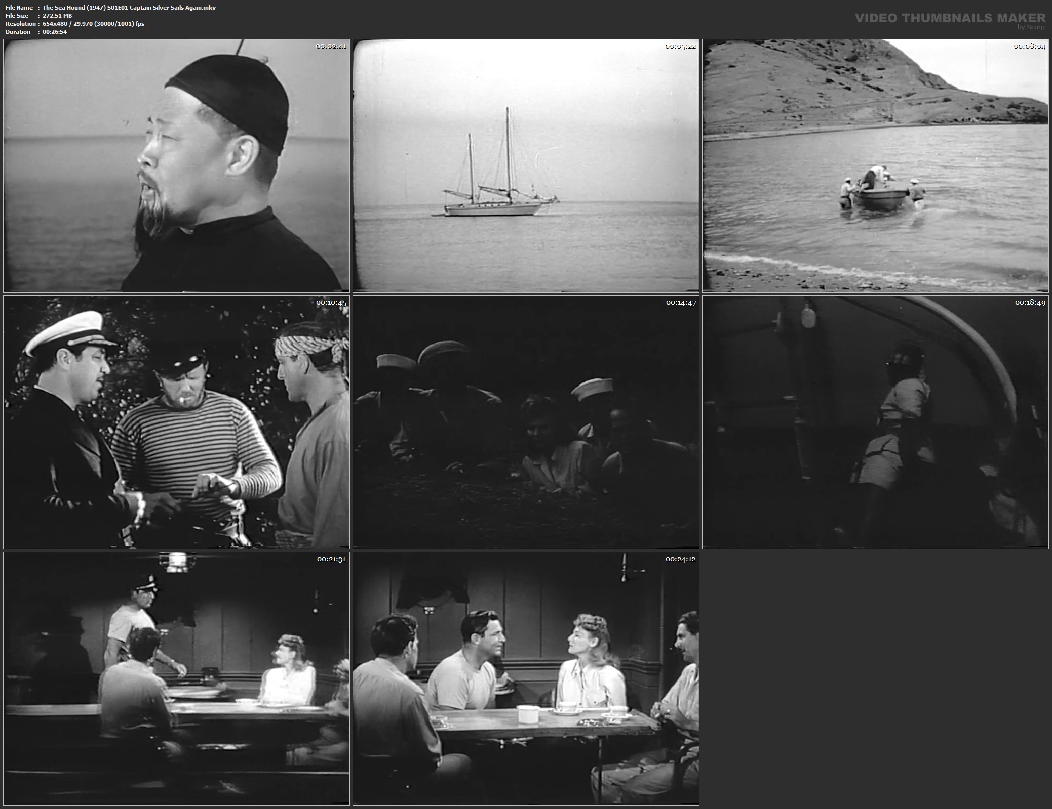 The Sea Hound (1947) S01 E01 Captain Silver Sails Again mkv — Postimages