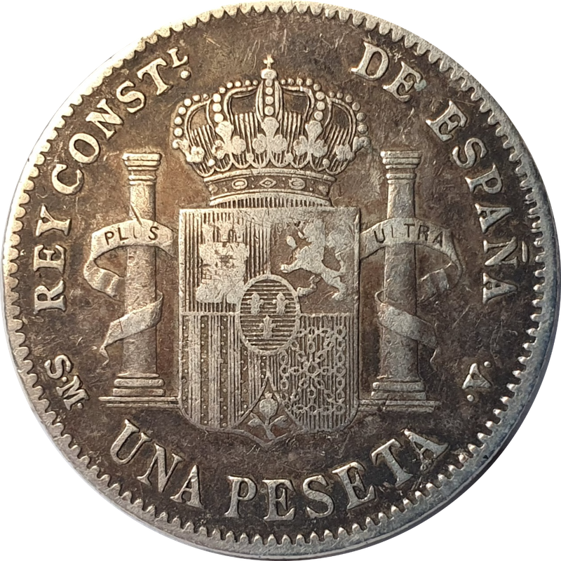1 Peseta Alfonso XIII 1900