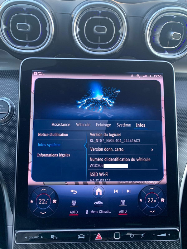 Mise à jour OTA du MBUX en v2.6.1 / Classe C W206 / Forum-mercedes.com
