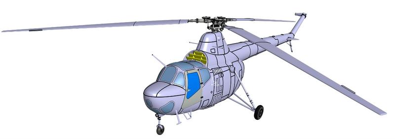 1/18, 1/24, 1/32, 1/35, 1/48 & 1/72 - Mil Mi-1 "Hare" 3D printed kits ...