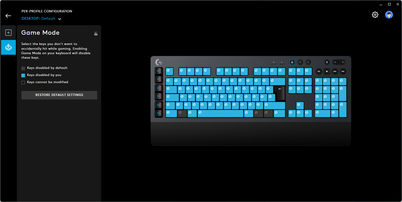 G915 - disable media keys? : r/LogitechG