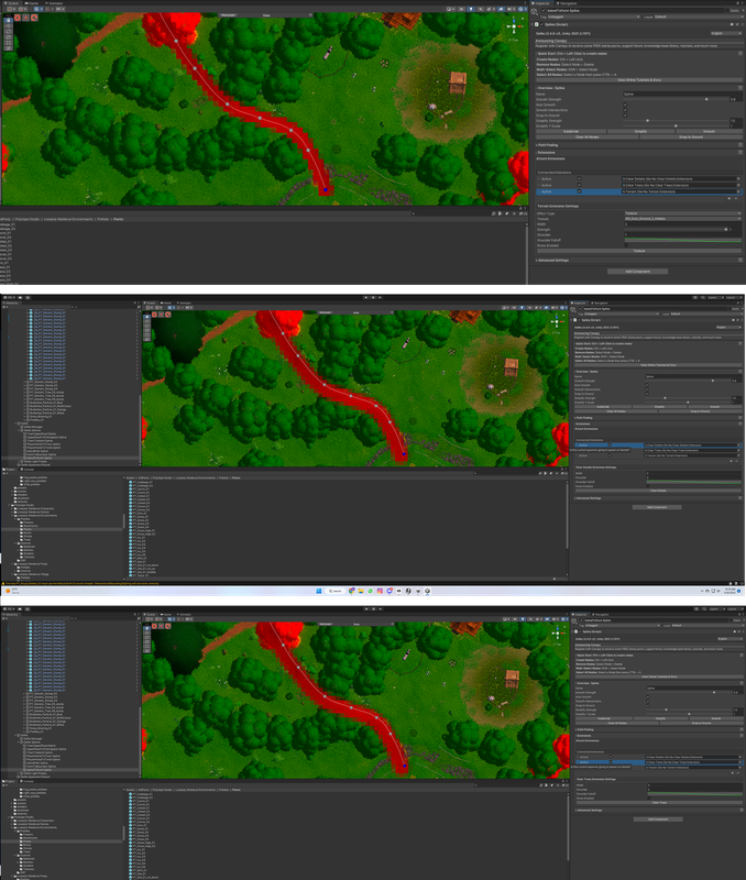 Some Gena Spline Extensions are offset from center of spline? - GeNa Pro - Canopy - Procedural ...