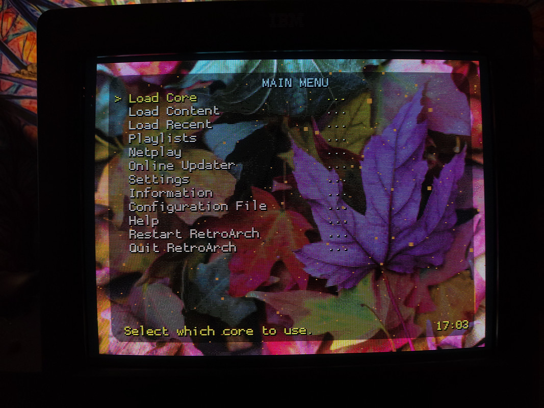 Blargg's ntsc filter on a CRT monitor hooked up via VGA can replicate ...