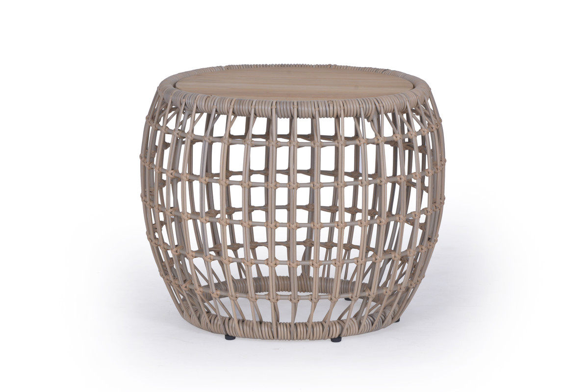 COCOON LAMP TABLE WITH TEAK TOP 2 — Postimages