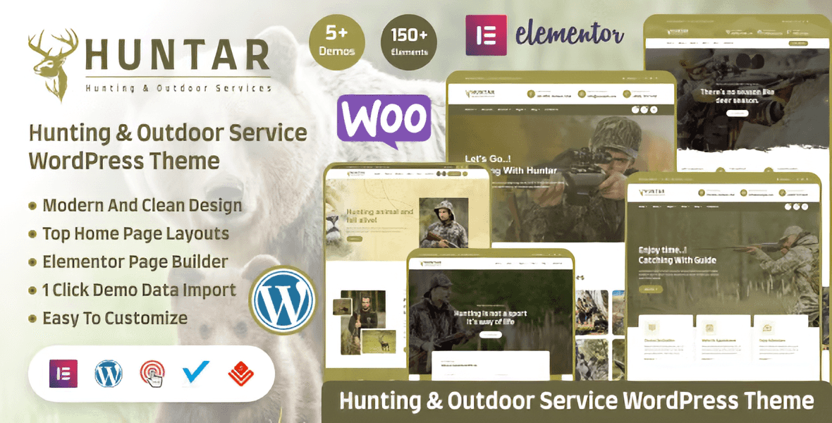 Huntar - Hunting & Outdoor WordPress Theme – Bliter GPL