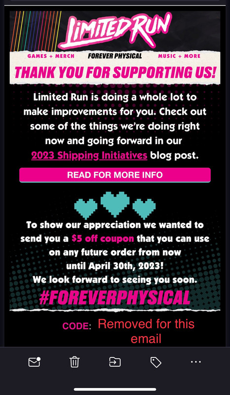 Email: So what’s your take on the current state of limited run games ...