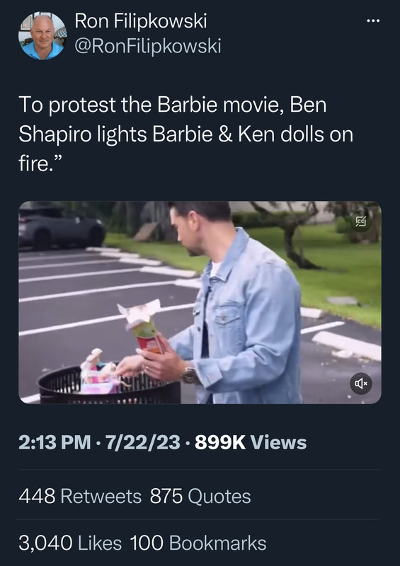 Lil Ben is lighting Barbie on fire. | Political Talk