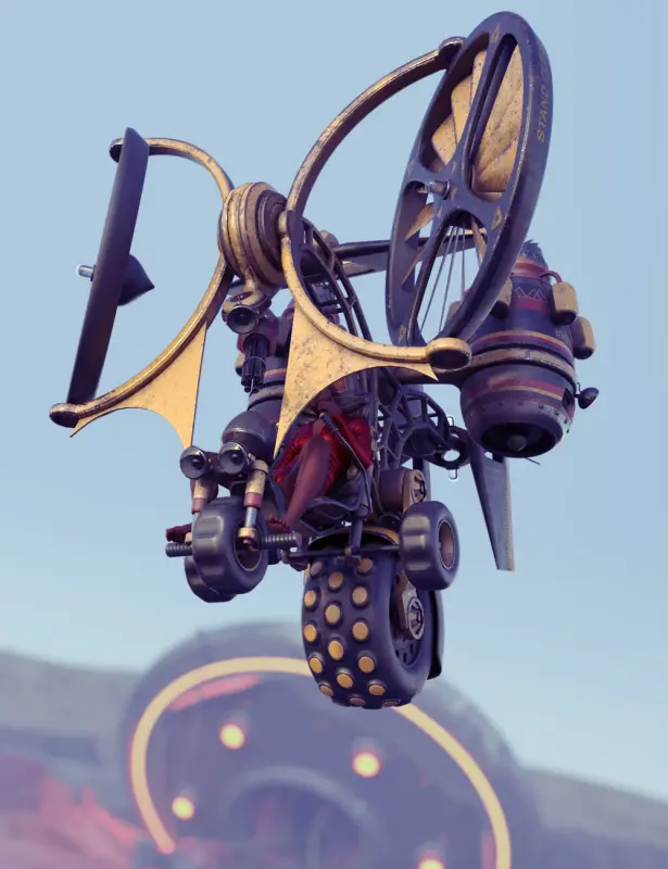 (FILLED 2023-05-02) Rocket Chopper - Free Daz 3D Models