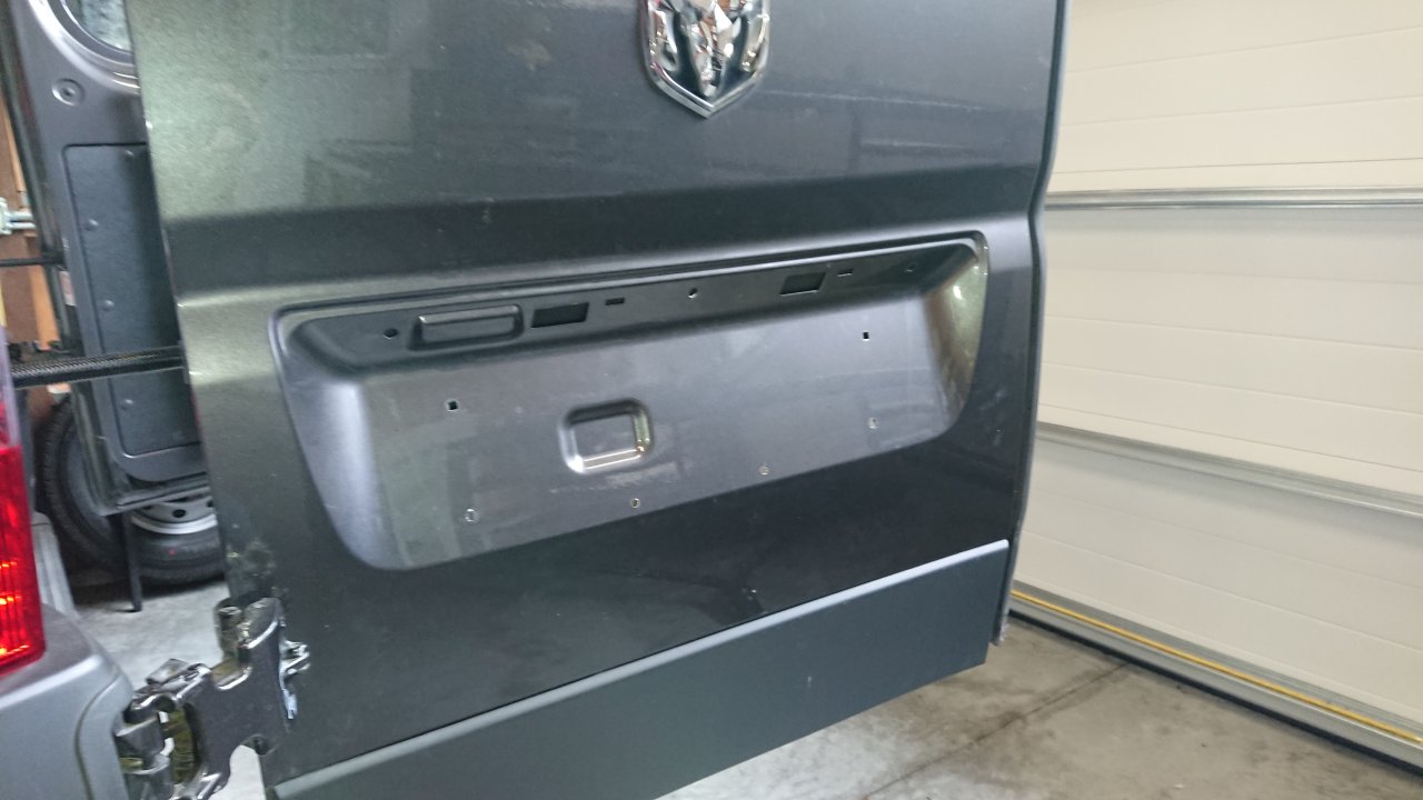 Spare tire mount for rear door | Ram Promaster Forum