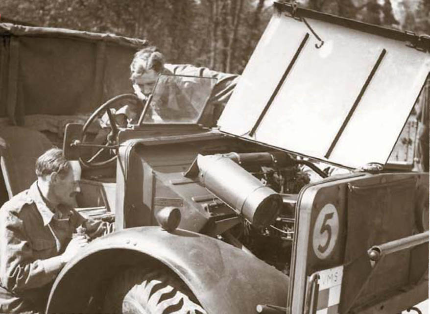 Airfix Bedford MWC engine bay - Missing-Lynx