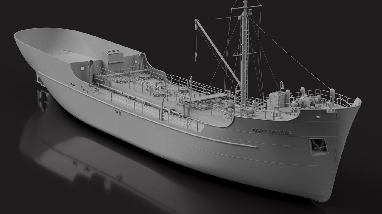 Shell Welder - 1955 - UK Tanker Coaster - 3D Print - 1/100 - Page 3 ...