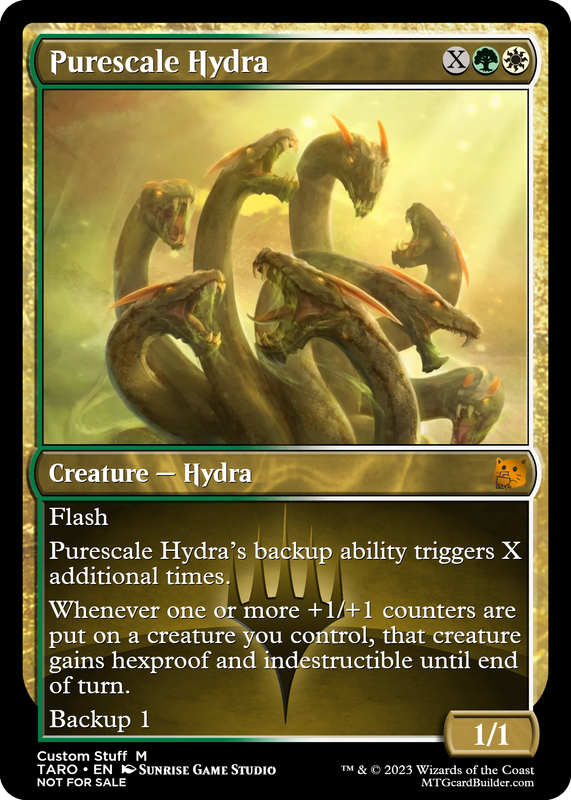 Purescale Hydra - flexible protection spell on a hydra : r/custommagic
