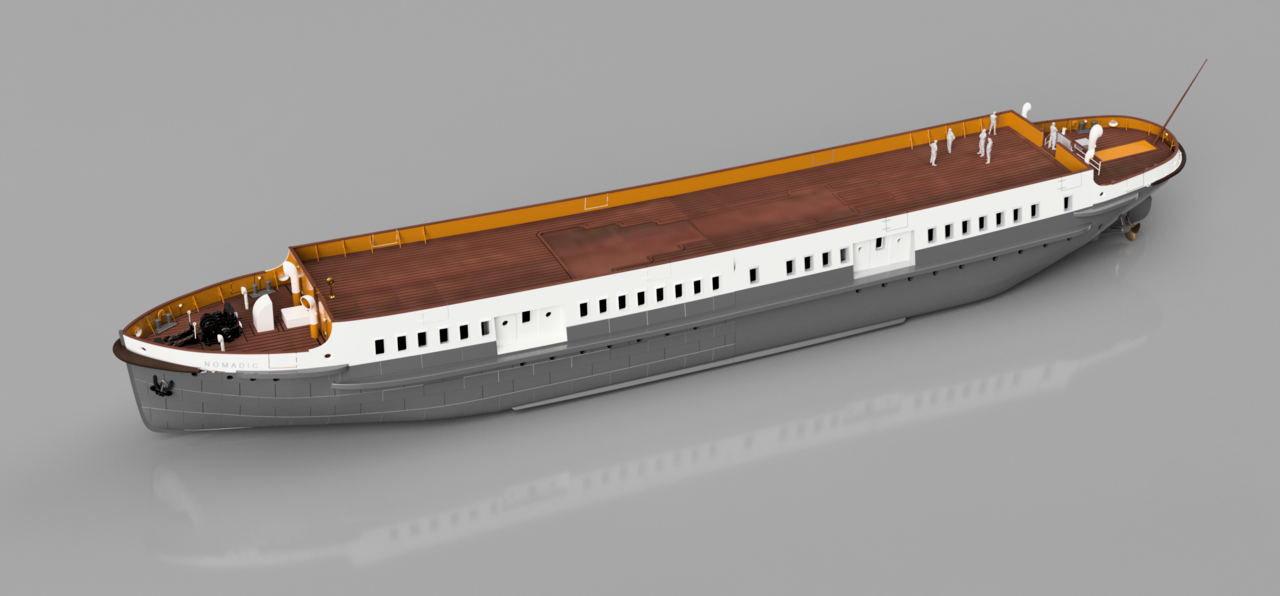 SS Nomadic [modélisation-impression 3D 1/200°] de Iceman29 - Page 5