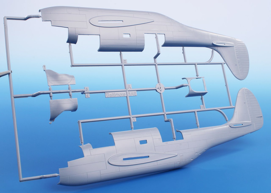 1/48 - Martin A-30 Baltimore Mk.I/II by Special Hobby - clear sprue ...