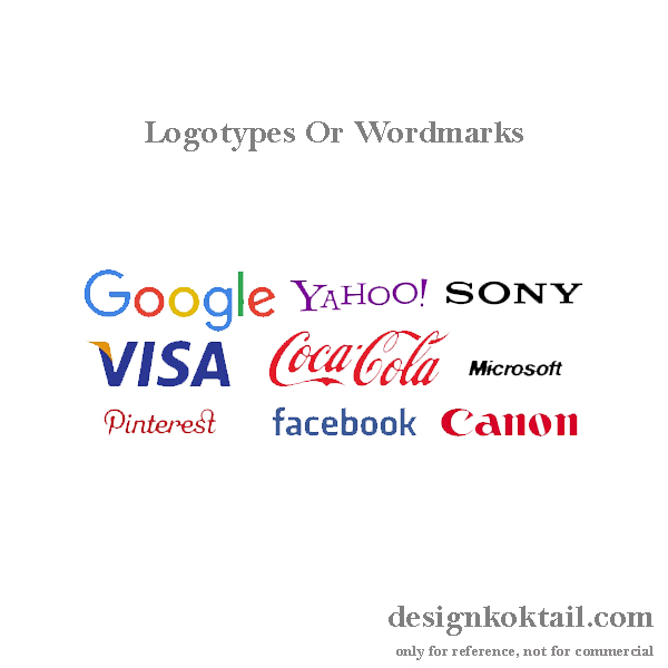 Word Marks Logo Types Design - Design Koktail