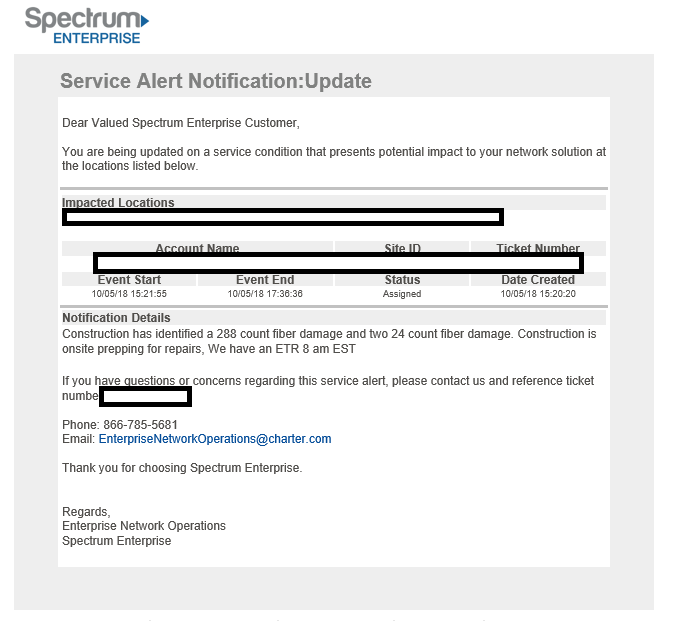 Spectrum Outage : triangle Spectrum Outage : triangle