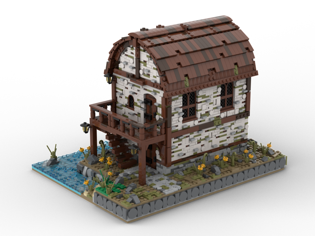 LEGO MOC Medieval watermill by legoprofi | Rebrickable - Build with LEGO