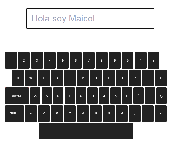 GitHub - Maicol843/Teclado: Aplicación de teclado virtual para un sitio web