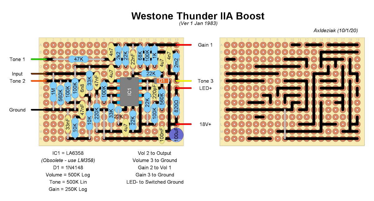 Westone Thunder IIA Boost Layout — Postimages