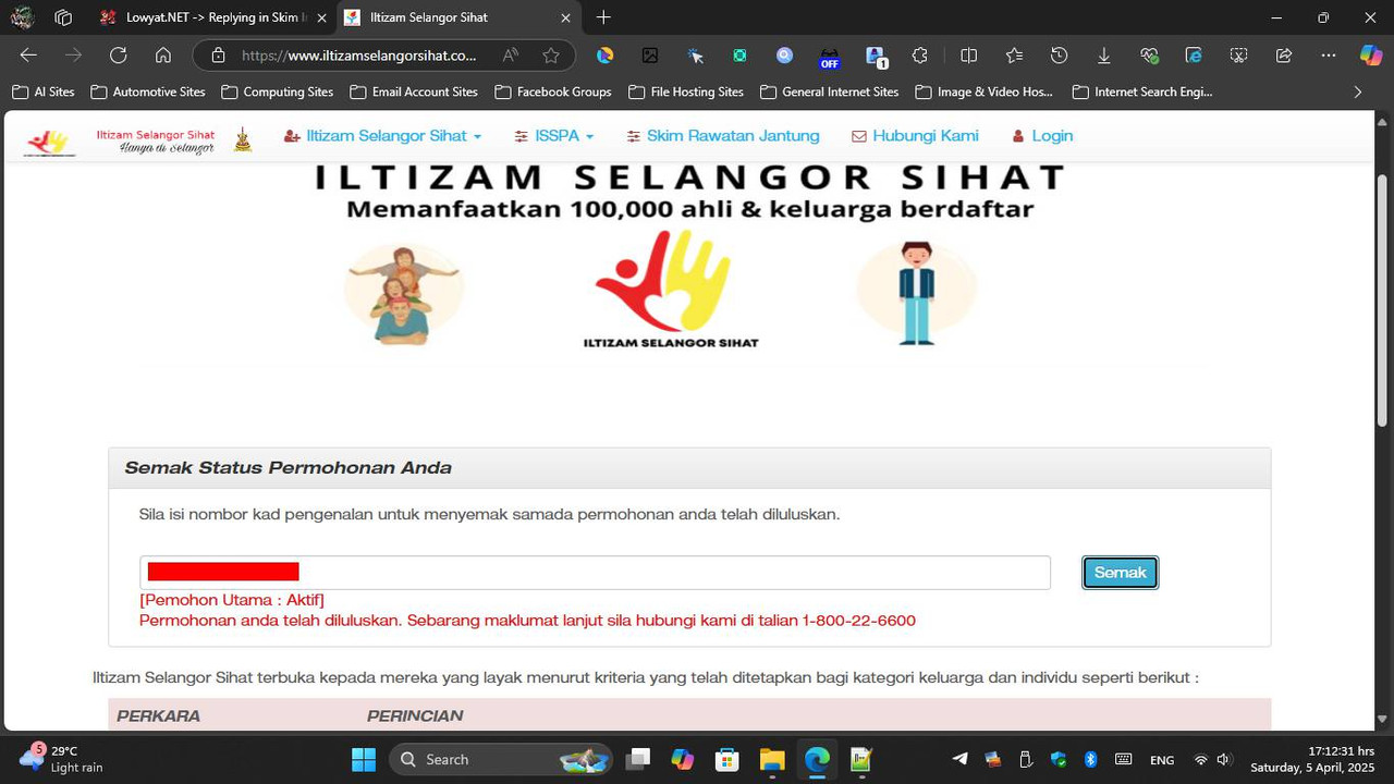 Skim Insurans Hayat Selangor (INSAN)