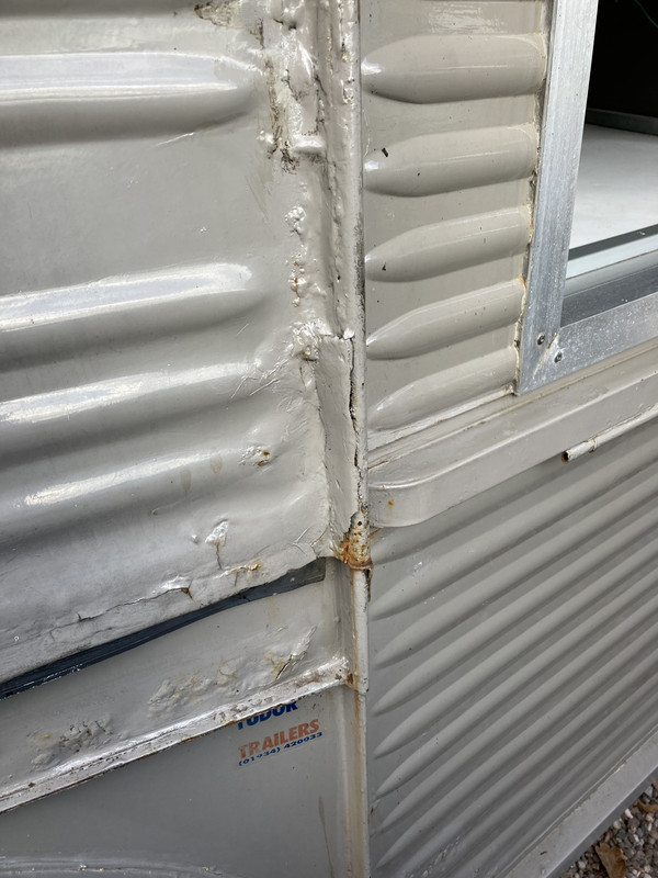 Damage rust repair on driver side door — Postimages