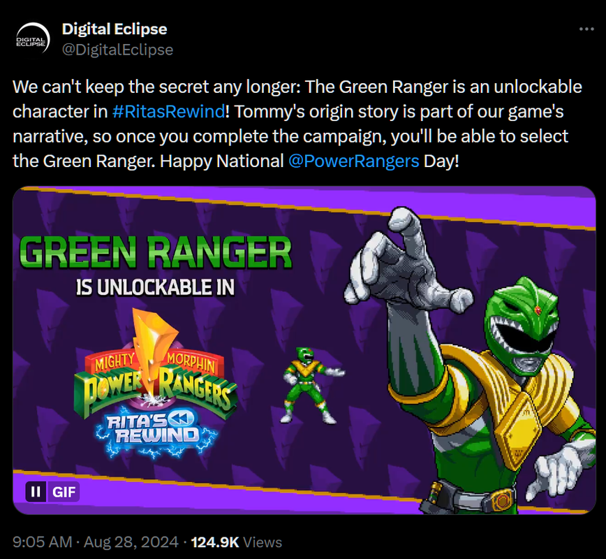 Mighty Morphin Power Rangers: Rita's Rewind | December 10, 2024 ...