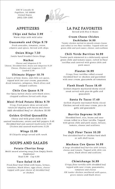 La Paz Menu1 — Postimages