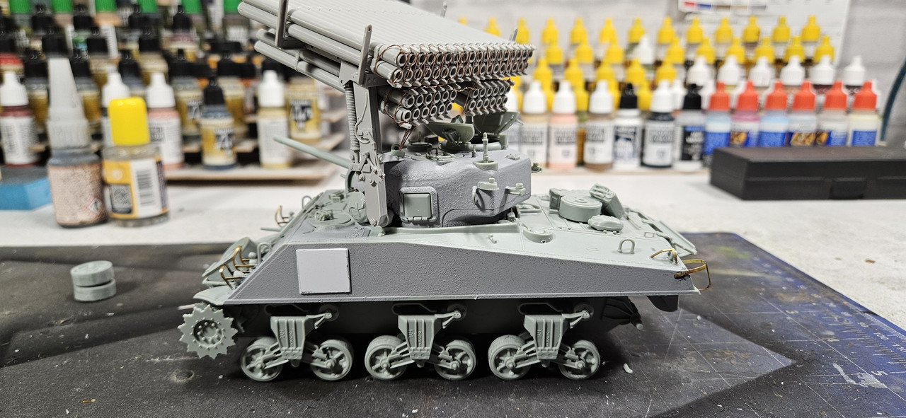 Sherman M4A3 with a lot of rocketlaunchers *finished* - Page 2 - Work ...