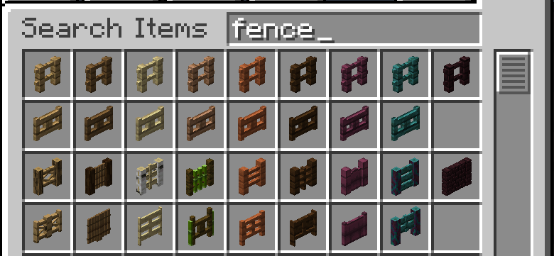 Remodeled Fence and Gates - Minecraft Resource Pack