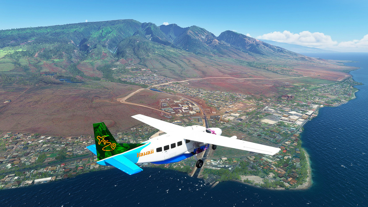 Hawaii-Maui flight from PHJH to PHOG - Community Screenshots - Orbx ...