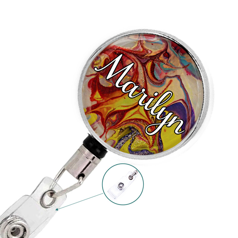 Doctor key holder medical student, custom name nursing badge clip gift