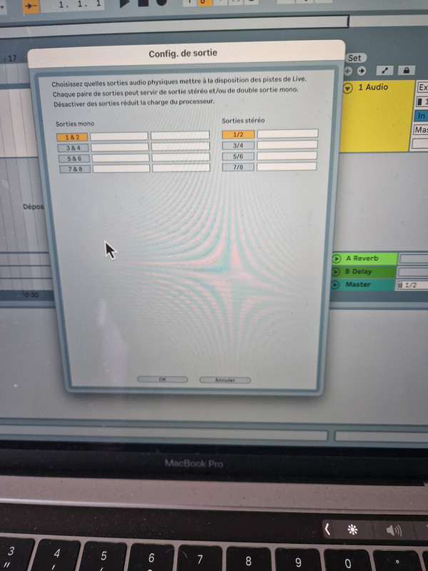 Configuration de sortie Ableton Guillaume — Postimages