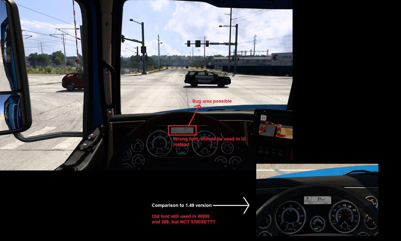 Western Star 5700XE - Dashboard Error [MOD] - SCS Software