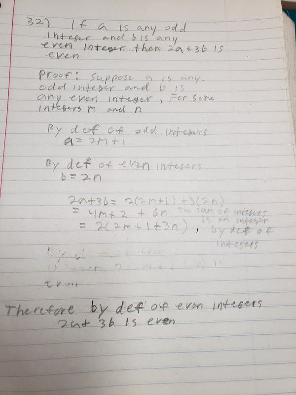 (Discrete Math) Discrete proofs, please critique my proof : r/learnmath