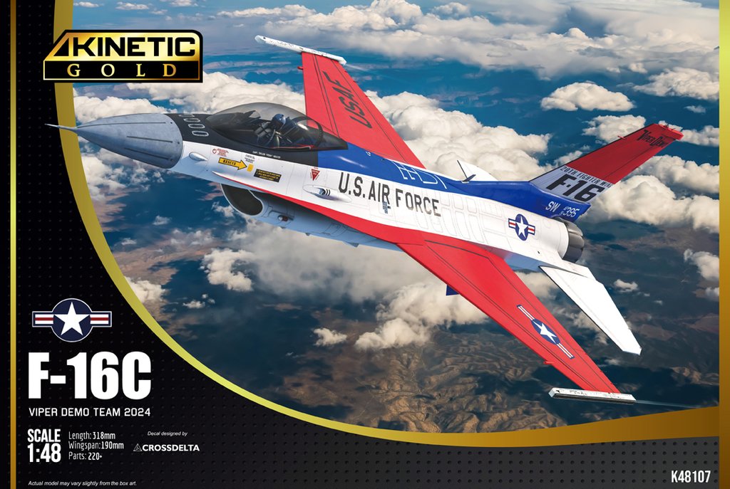 1/48 - G.D./L.M. F-16 Fighting Falcon/Viper family by Kinetic - F-16A/AM, KF-16U & F-16C/D block ...