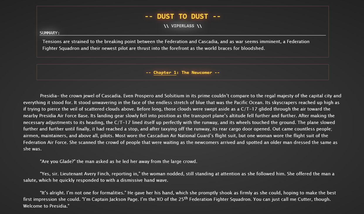AO3 Limiter: Project Wingman UI - eveque - Project Wingman (Video Game ...