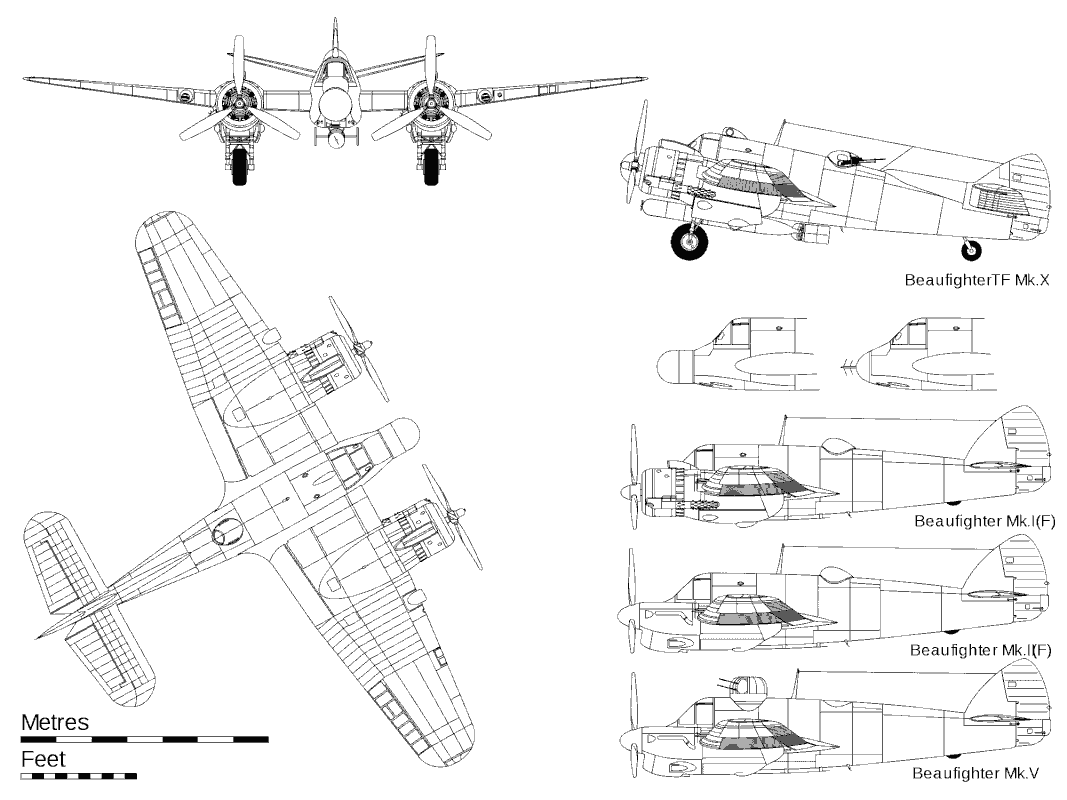 More Beaufighter variants