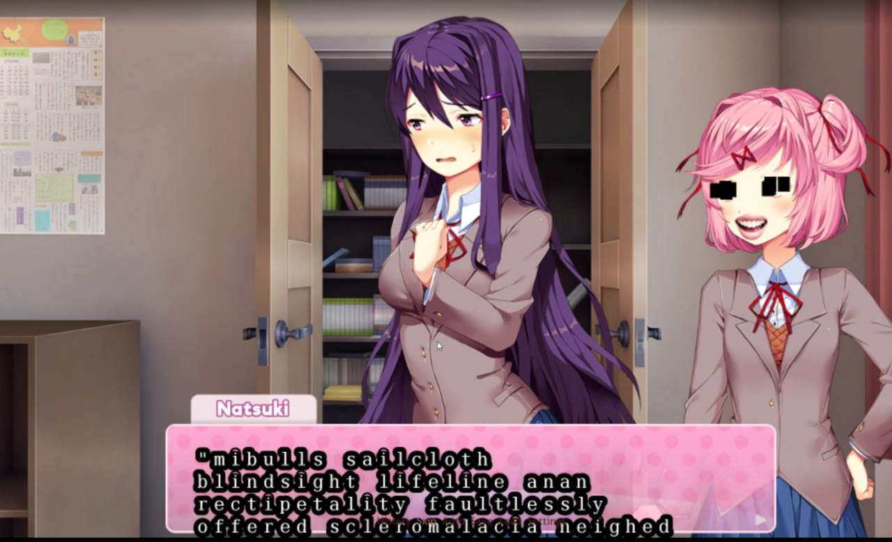 Regarding Natsuki's significance and purpose in act 2 : r/DDLC