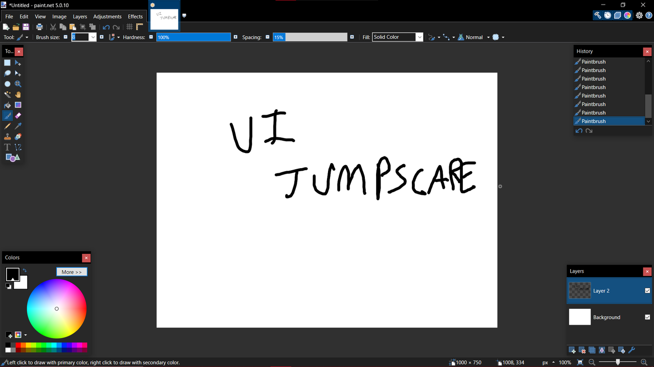 How do you layout your art program? on Toyhouse