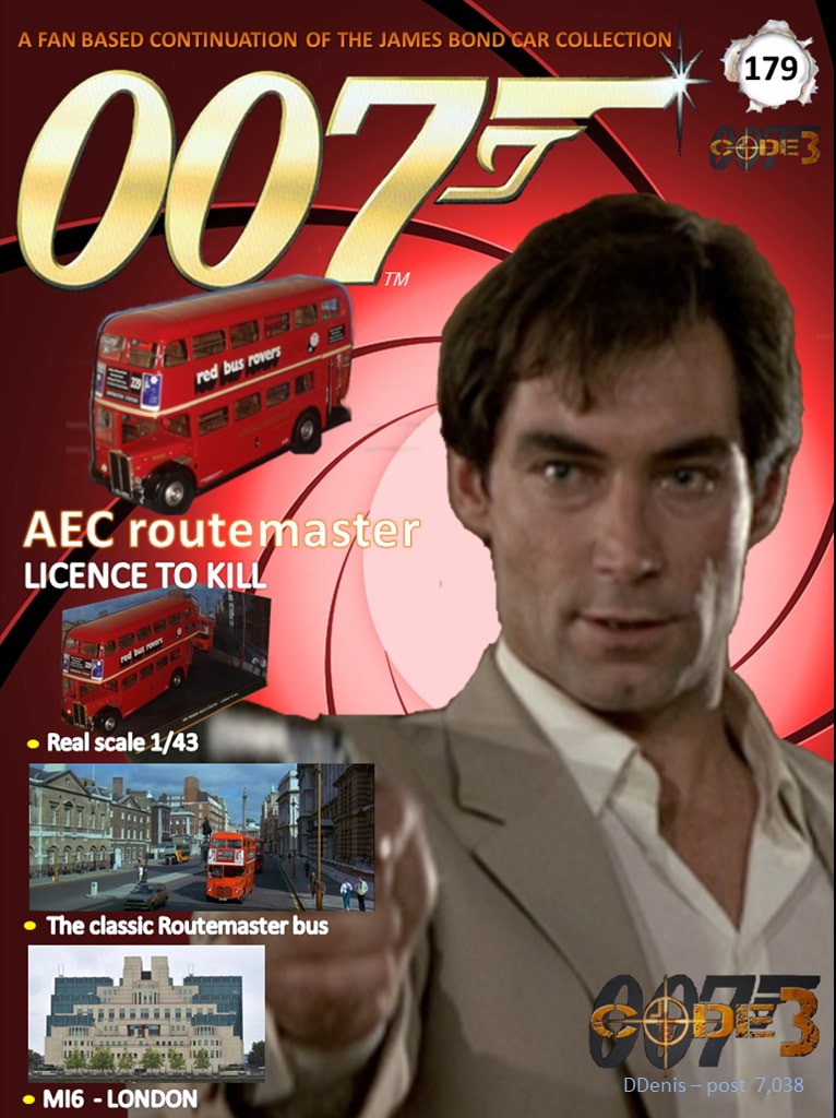 179 CODE 3 DD LICENCE TO KILL AEC ROUTEMASTE — Postimages