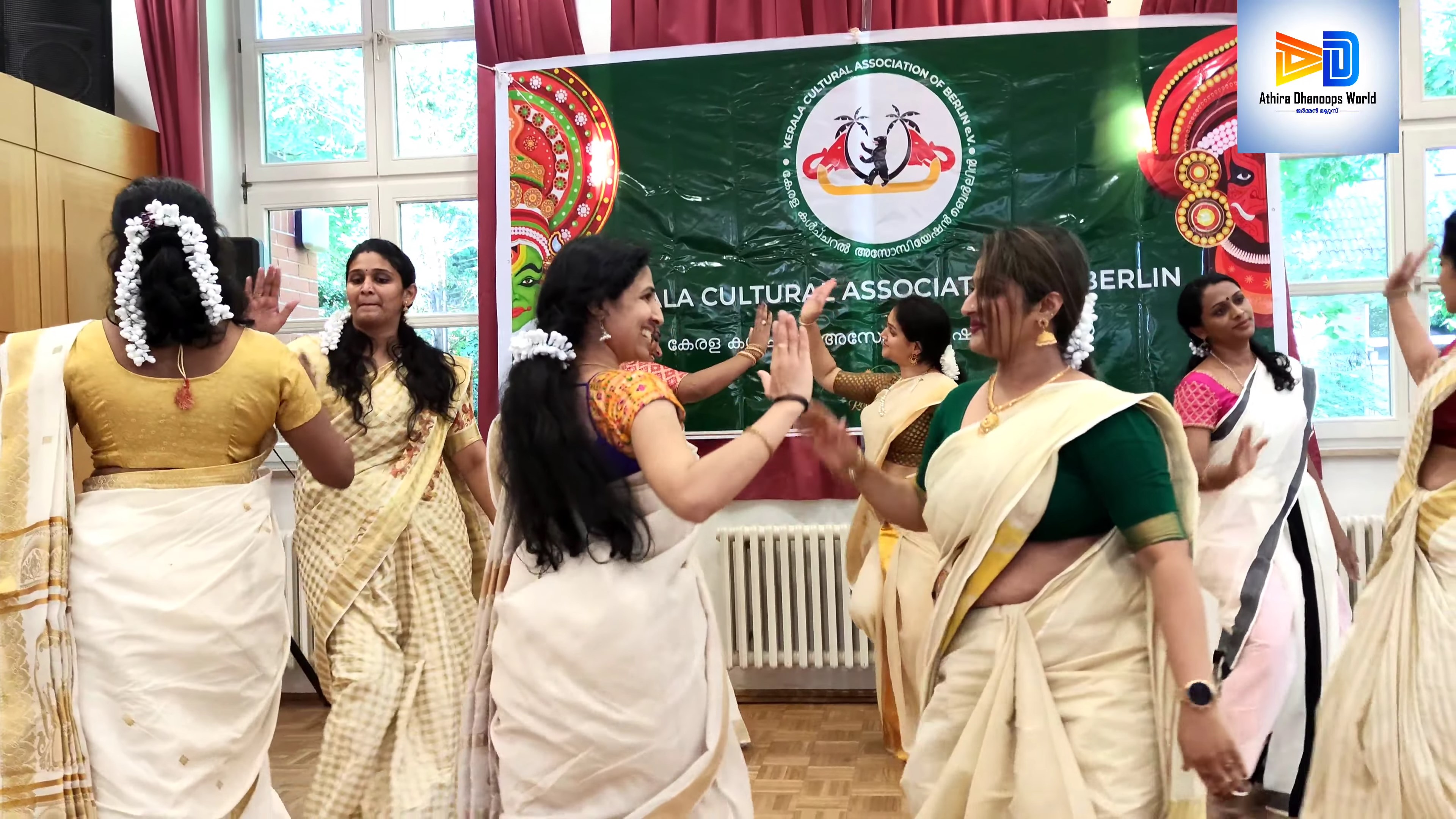 Malayali Hot aunties big boobs tummy while performing thiruvathira webm snapshot 02 20 695 ...