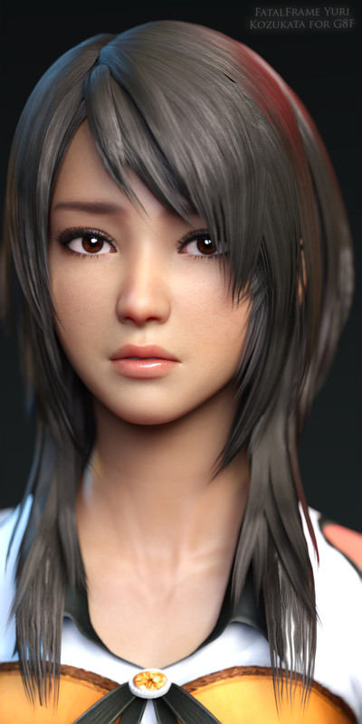 FatalFrame Yuri Kozukata for G8F » TOPGFX | Daz3d Renderosity Poser 3D ...