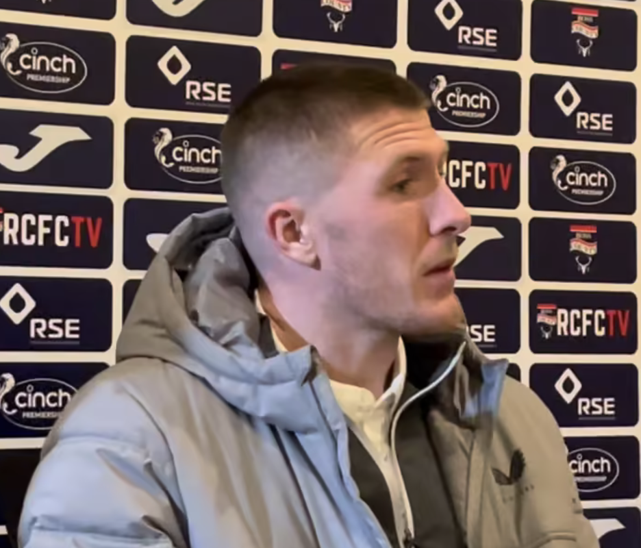 Press Conference - John Lundstram embargoed footage after Ross County ...