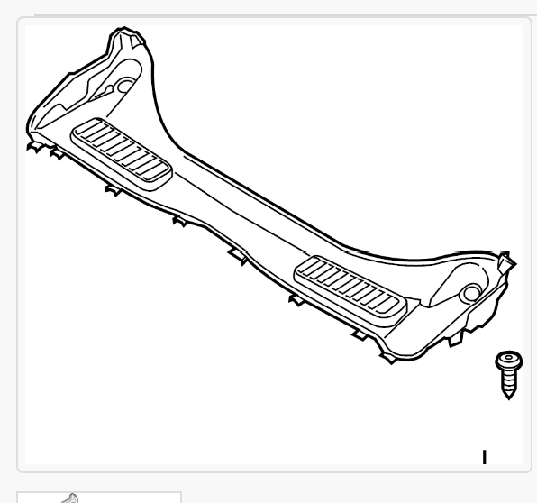 2018 Ford Escape - broke cowl vent cover clip while replacing hose ...