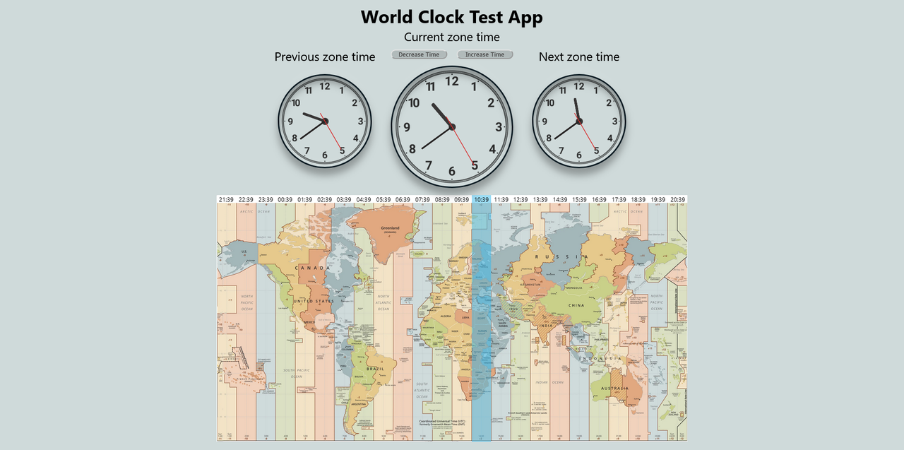 GitHub - Torondil/test-clocks: React + Redux + Typescript + moment.js
